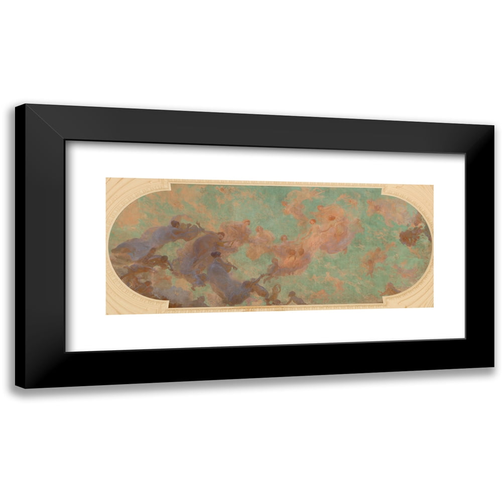 Georges Picard 18x10 Black Modern Framed Museum Art Print Titled - The Triumph of Women (1906 ...