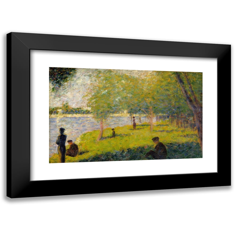 Georges Seurat 14x11 Black Modern Framed Museum Art Print Titled ...