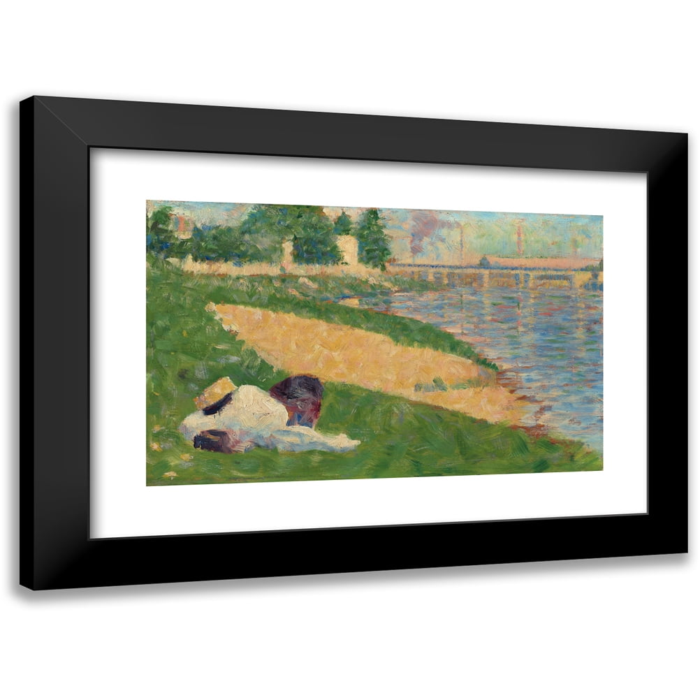 Georges Seurat 14x11 Black Modern Framed Museum Art Print Titled - The ...