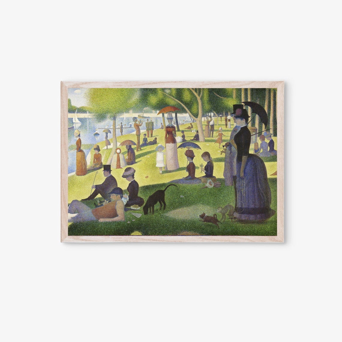 Georges Seurat A Sunday on La Grande Jatte Vintage French Art Birthday ...
