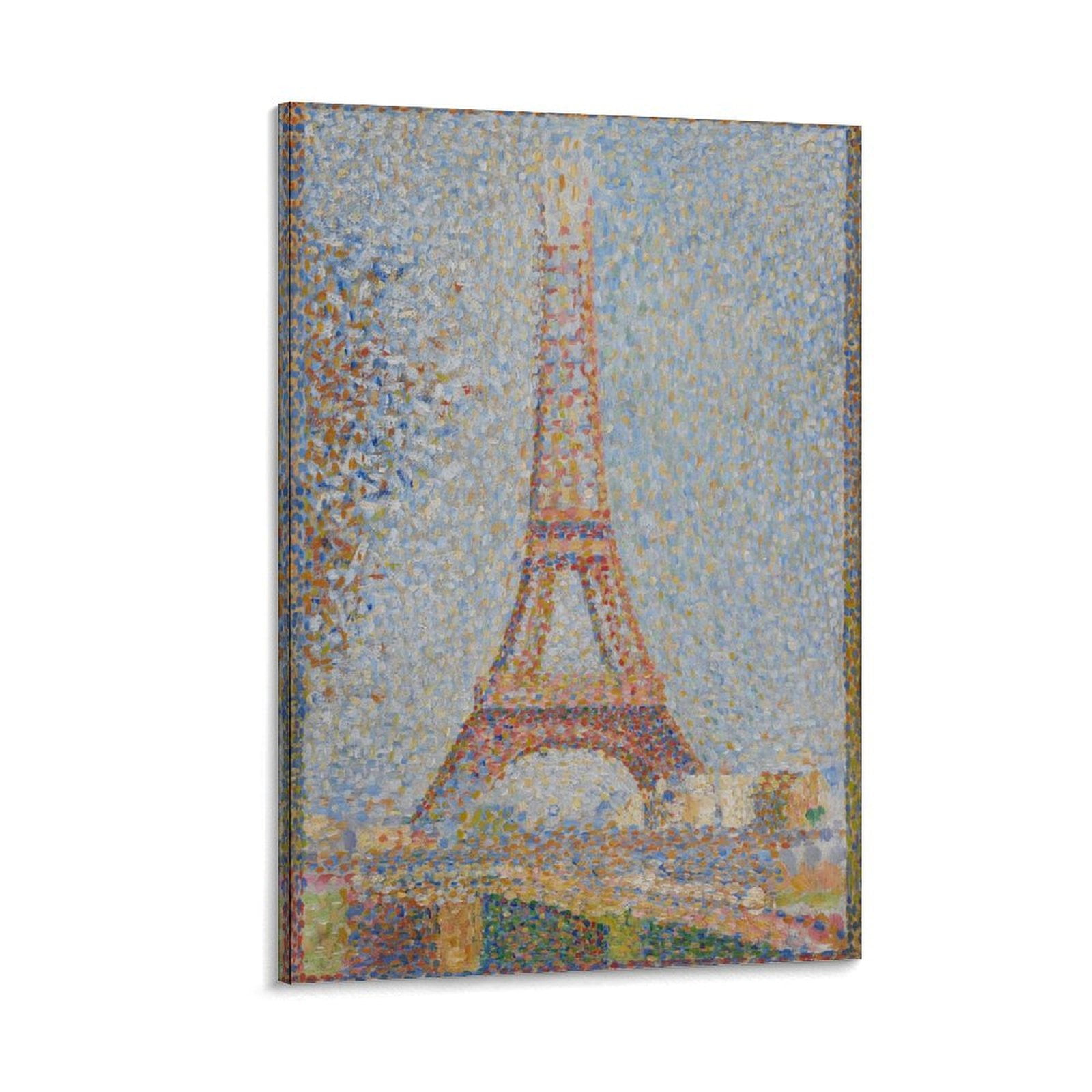Georges Seurat Eiffel Tower Stippling Oil Painting Adornment Picture Painting On Canvas Wall Art ...