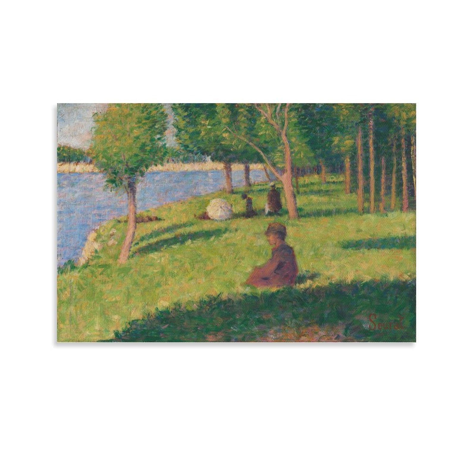 Georges Seurat II Stippling Oil Painting Adornment Picture Room ...