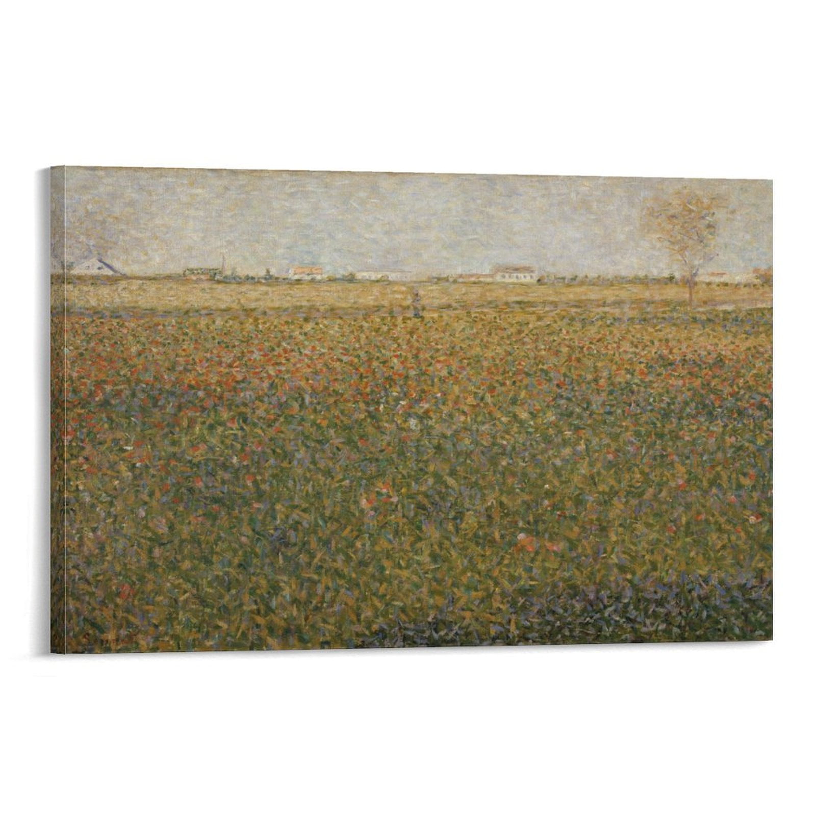 Georges Seurat La Luzerne, Saint-Denis Stippling Oil Painting Adornment ...