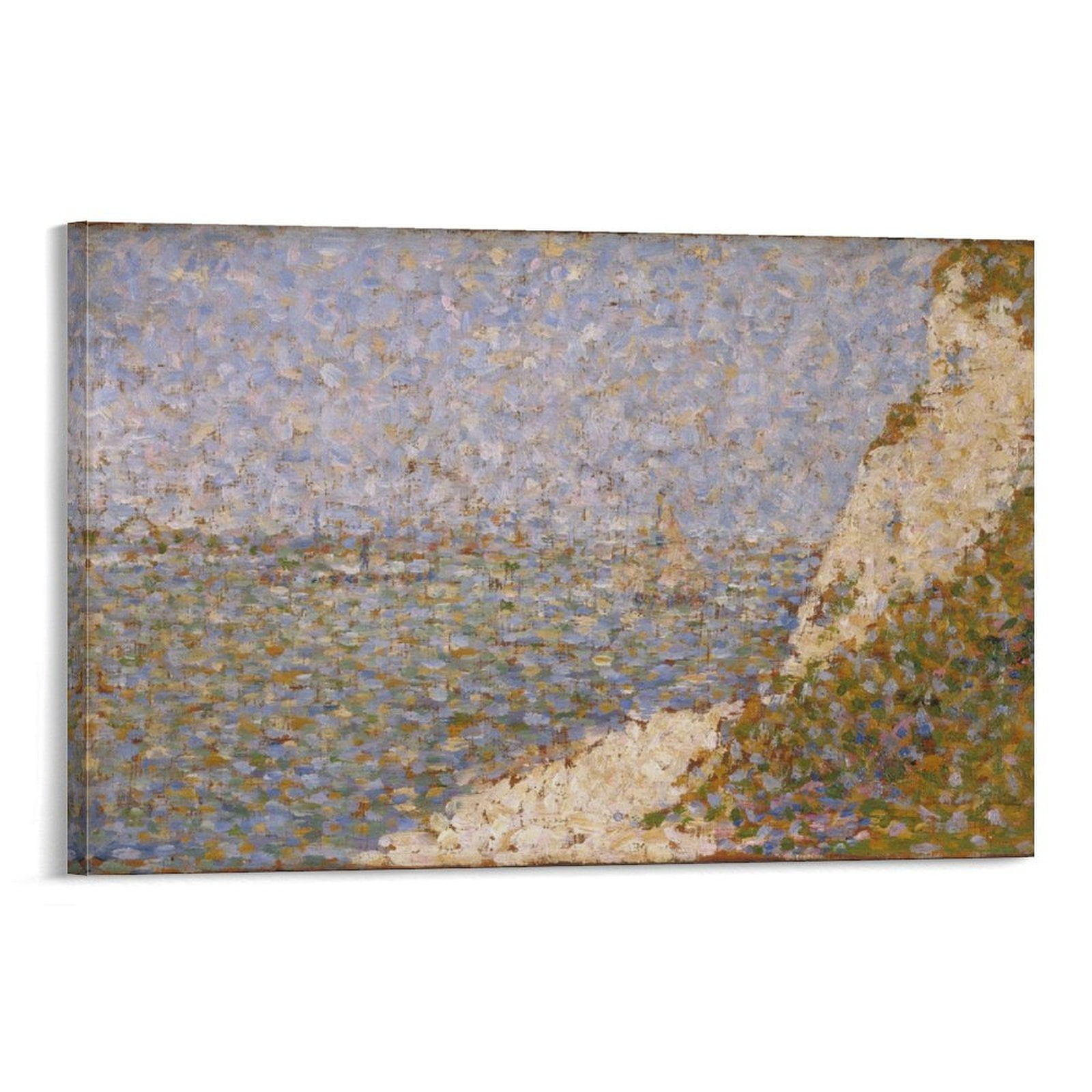 Georges Seurat Preparatory Sketch for The Painting Stippling Oil ...