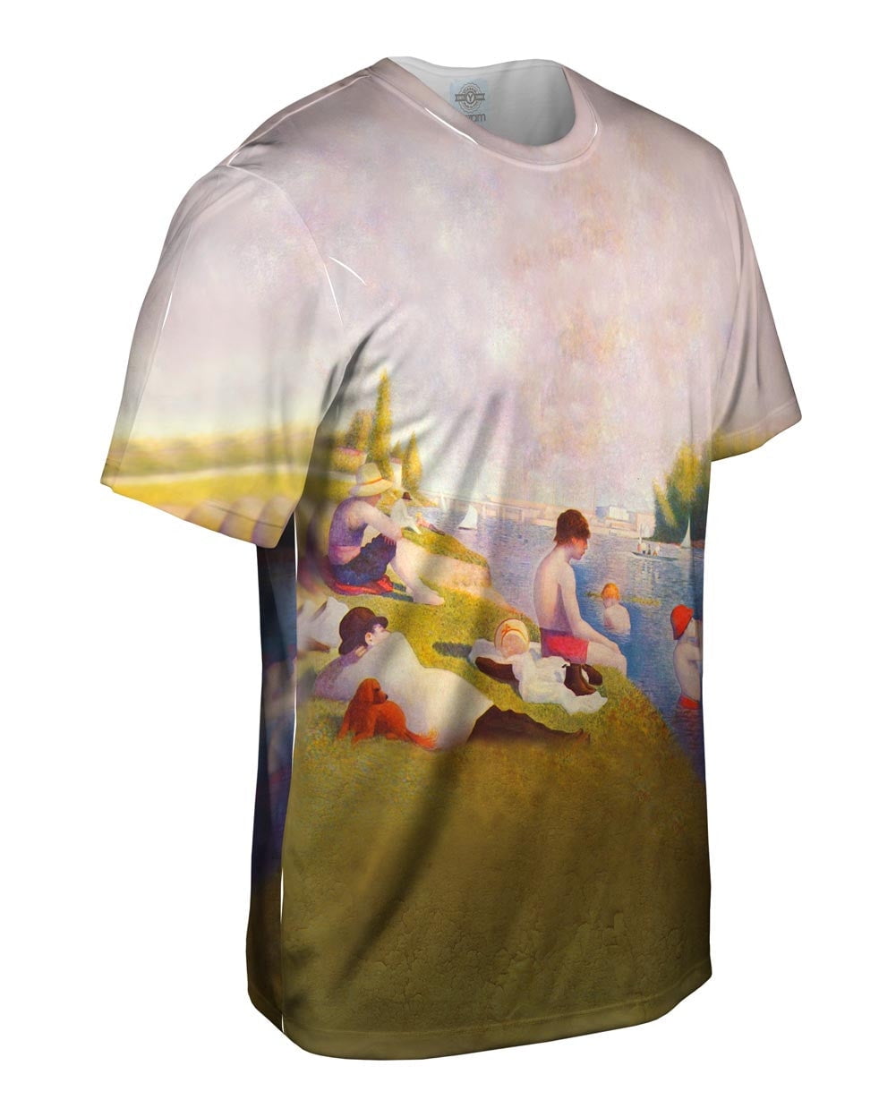 Georges Seurat - Une baignade a Asnieres Bathers at Asnieres 1883-84 ...