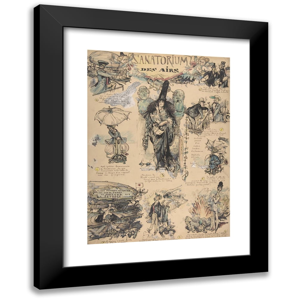 Georges Tiret-Bognet 11x14 Black Modern Framed Museum Art Print Titled ...