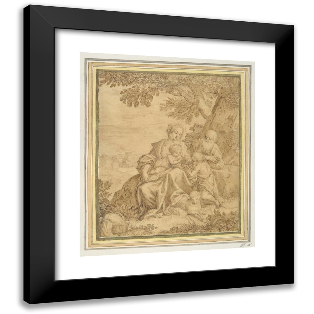 Georges Vallet 12x14 Black Modern Framed Museum Art Print Titled - Holy ...