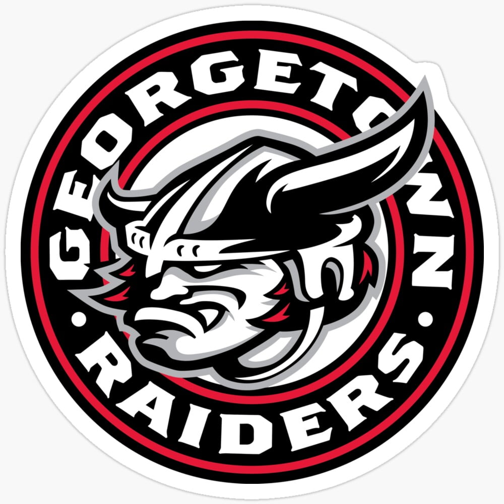 Georgetown Raiders Sticker Phone Decal Water Bottle Stickers Car Decals ...