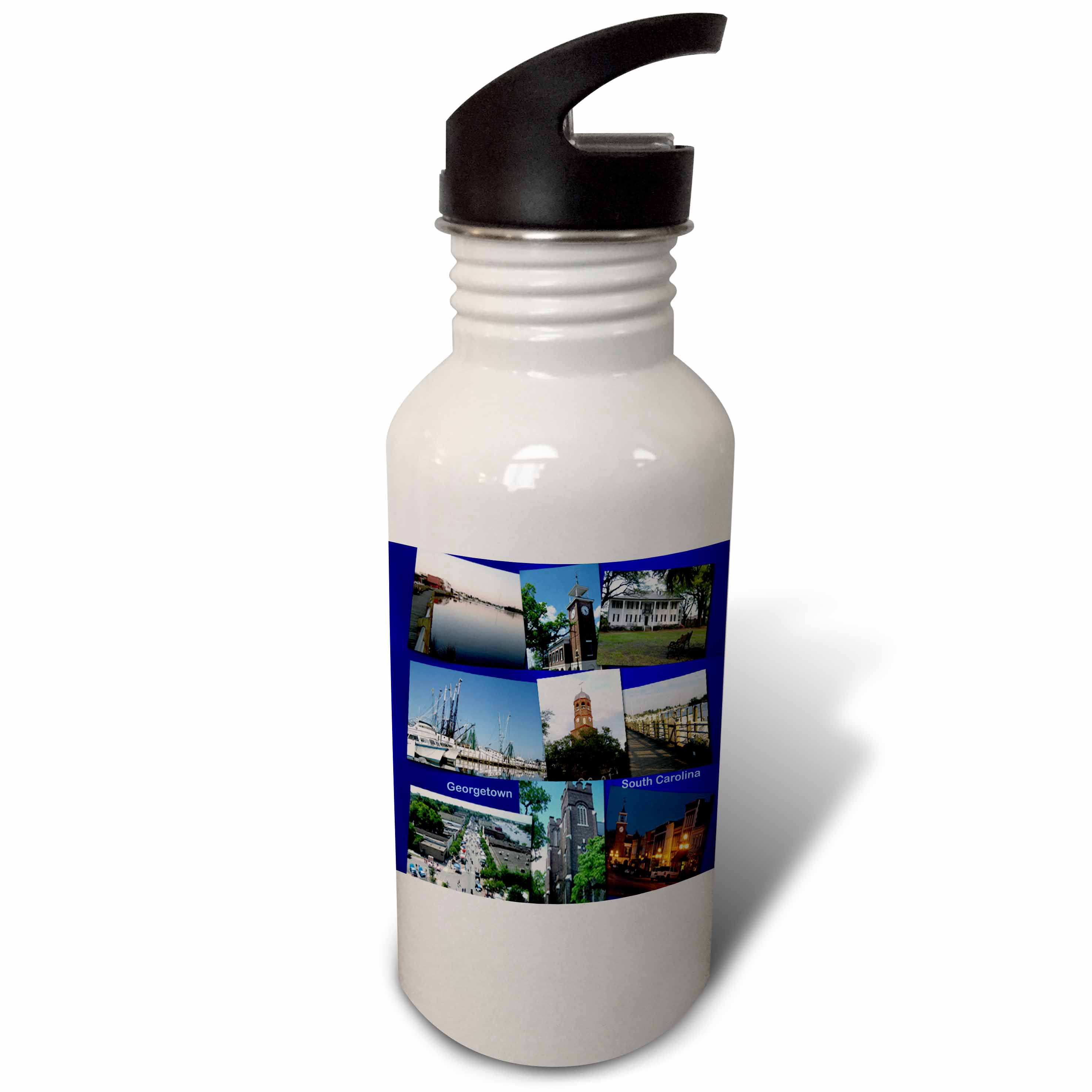 Georgetown, SC Collage 21 oz Sports Water Bottle wb-61722-1 - Walmart.com