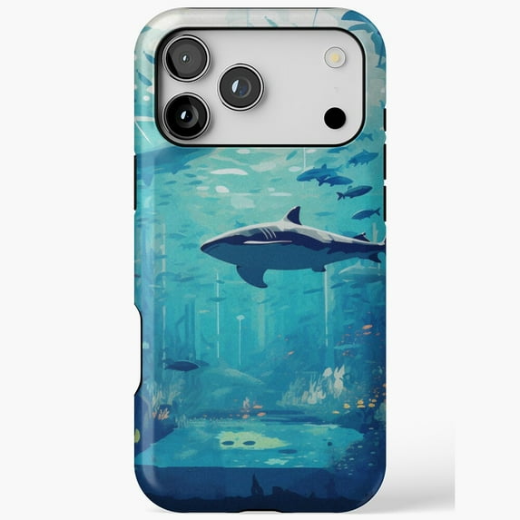 Georgia Aquarium Ocean Wildlife Art iPhone Case 17 16 15 14 13 12 11 ...