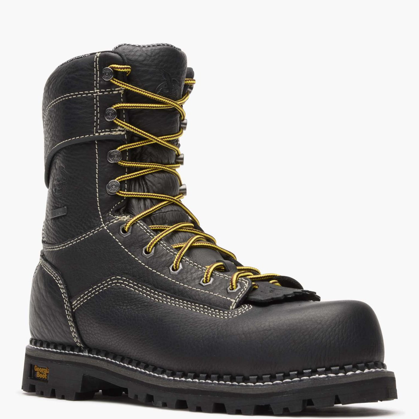 Georgia Boot AMP LT Logger Composite Toe Waterproof Work Boot - Walmart.com