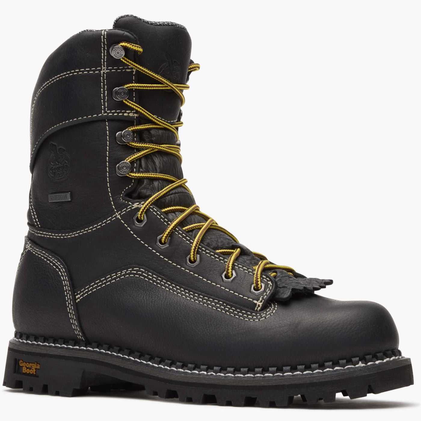 Georgia Boot AMP LT Logger Low Heel Waterproof Work Boot - Walmart.com