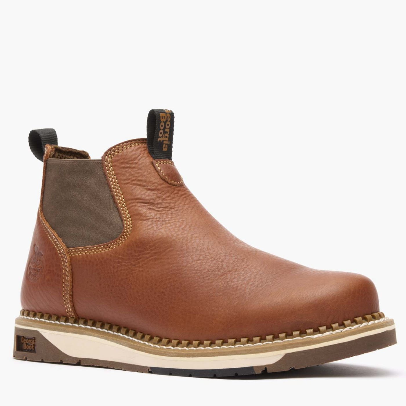 Georgia Boot AMP LT Wedge Chelsea Work Boot - Walmart.com
