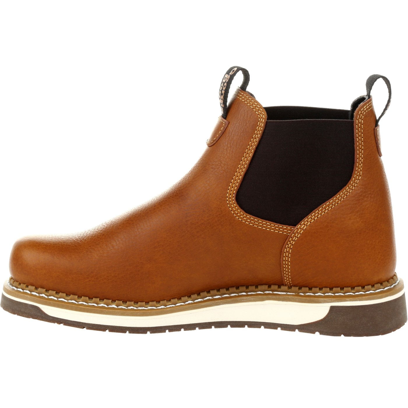 Georgia Boot AMP LT Wedge Chelsea Work Boot - Walmart.com