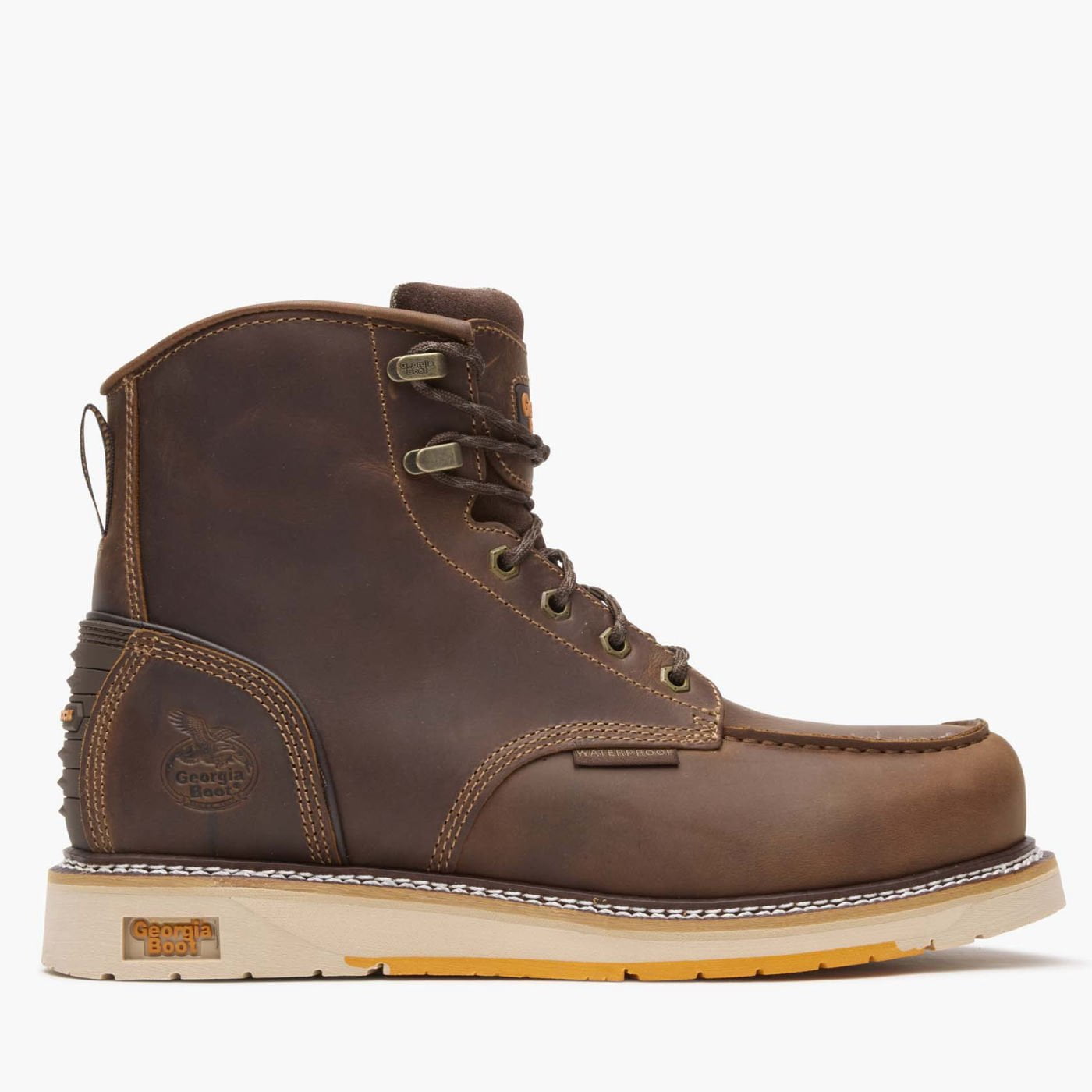 Georgia Boot AMP LT Wedge Composite Toe Waterproof Work Boot - Walmart.com
