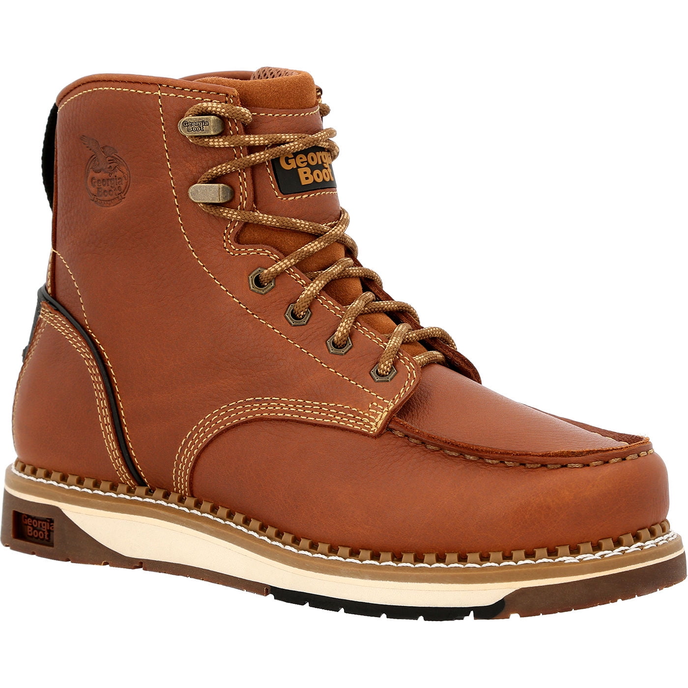 Georgia Boot AMP LT Wedge Moc-Toe Work Boot Size 10.5(M) - Walmart.com