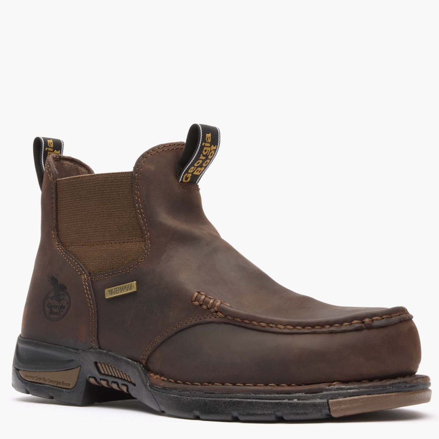 Georgia Boot Athens Chelsea Waterproof Work Boot - Walmart.com