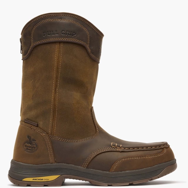 Georgia Boot Athens SuperLyte Alloy Toe Waterproof Wellington Pull-On ...