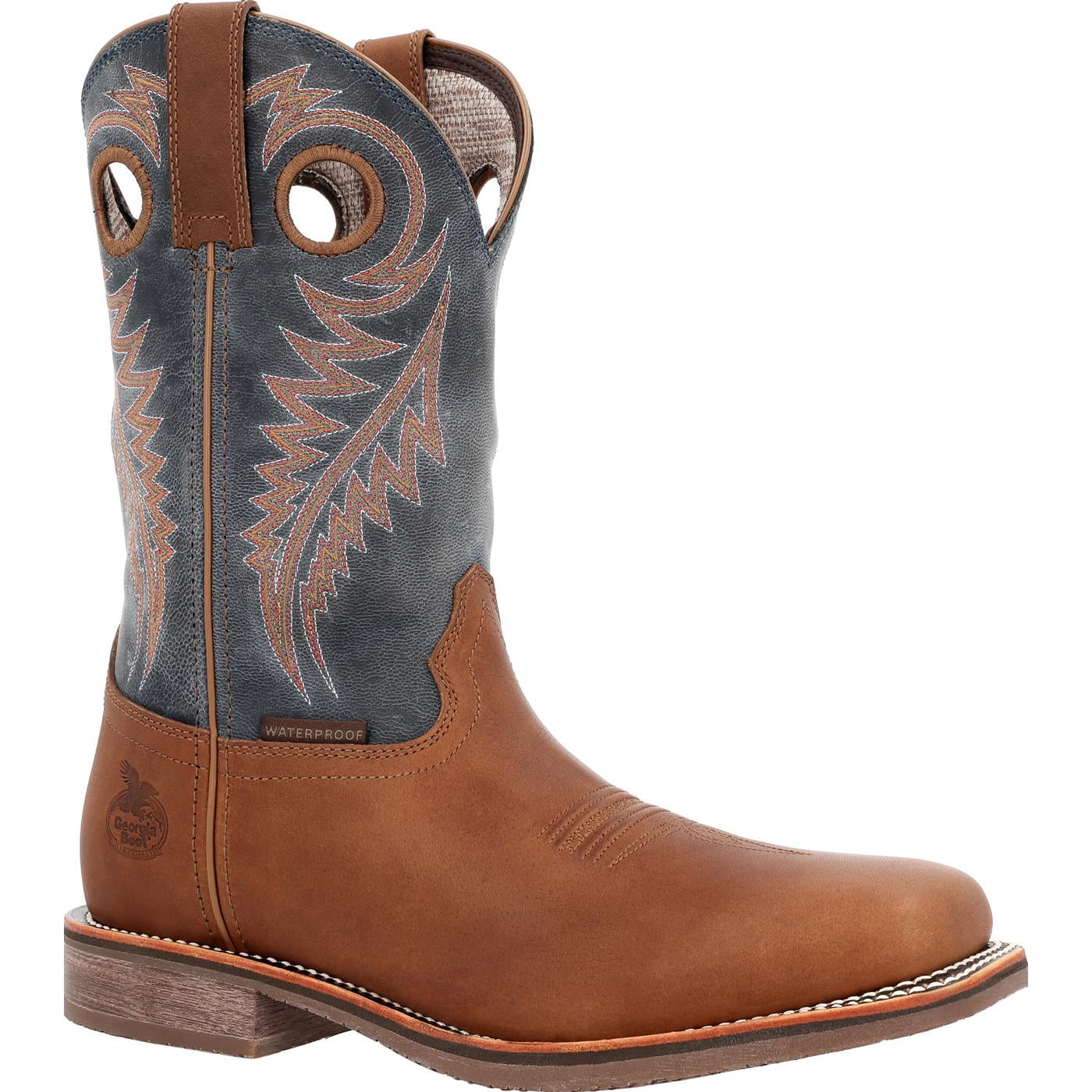 Georgia Boot Carbo-Tec Elite Waterproof Western Work Boot - Walmart.com