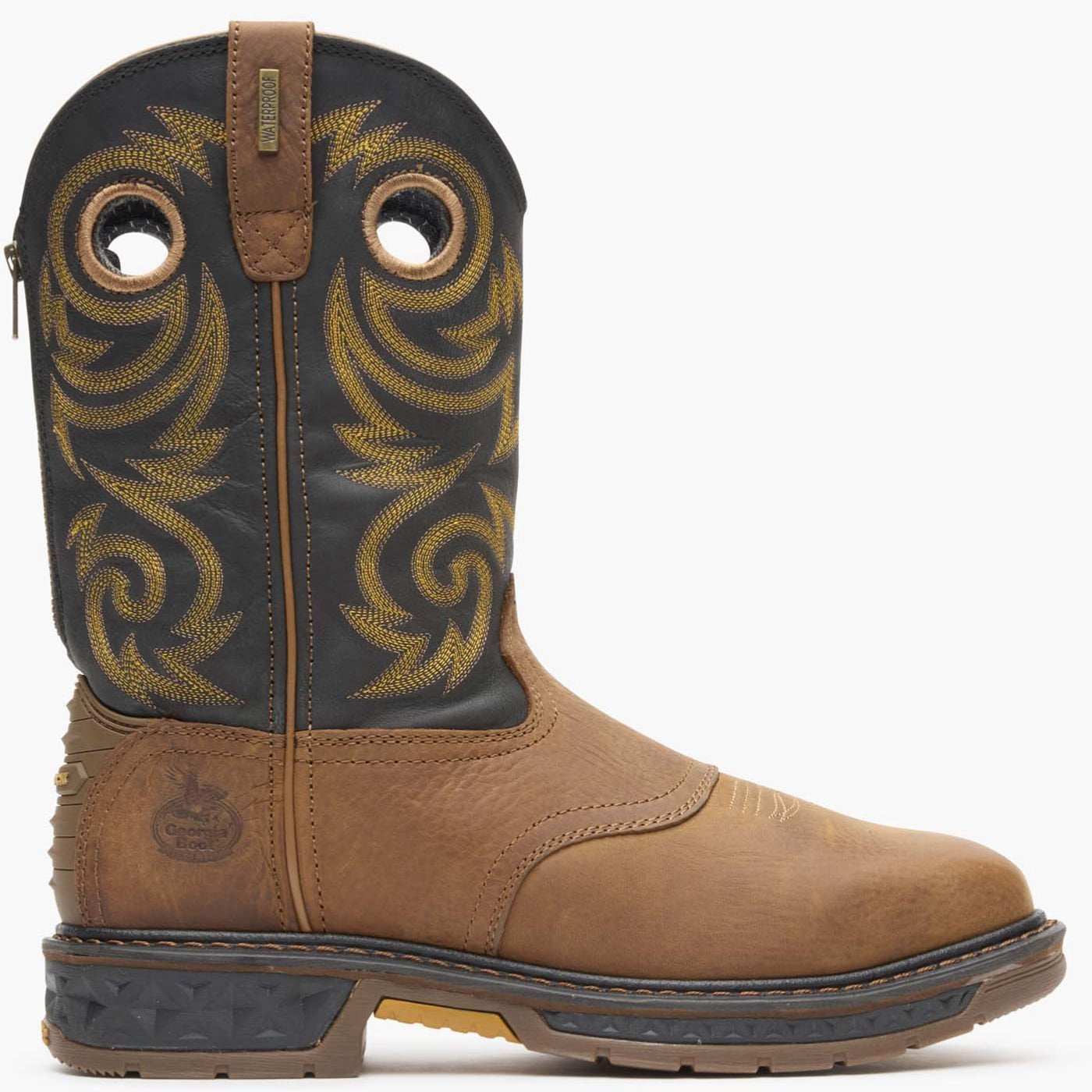 Georgia Boot Carbo-Tec LT Steel Toe Waterproof Pull On Work Boot ...
