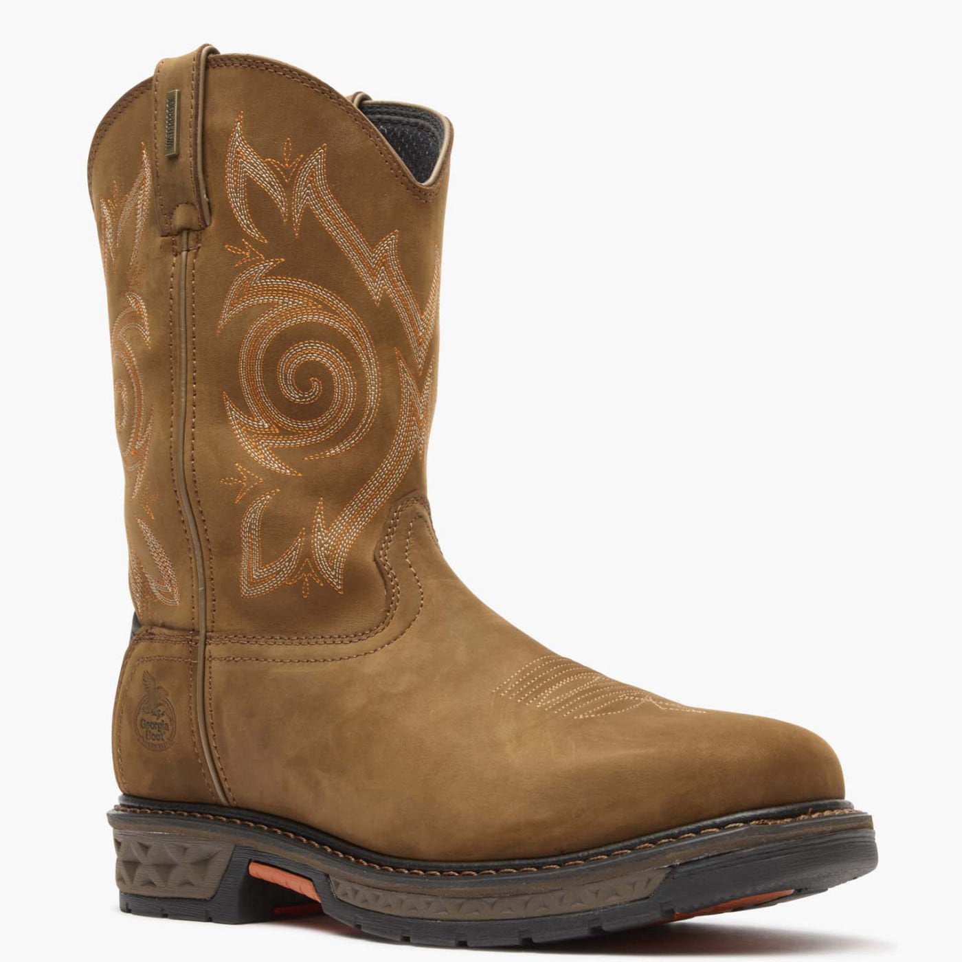 Georgia Boot Carbo-Tec LT Steel Toe Waterproof Pull On Work Boot ...