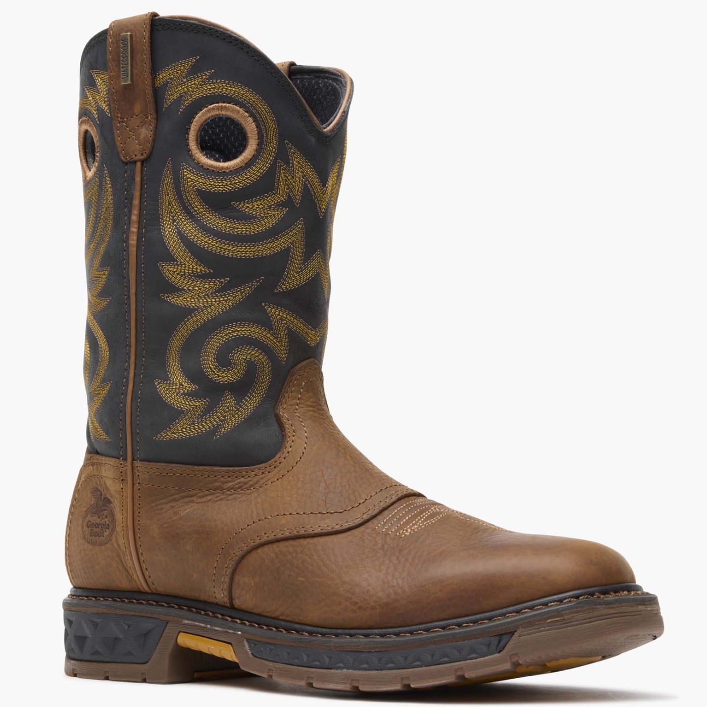 Georgia Boot Carbo-Tec LT Waterproof Pull-on Work Boot - Walmart.com
