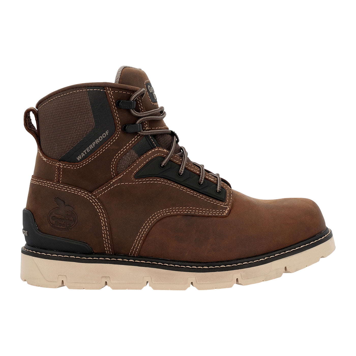 Georgia Boot Carbon Flex Wedge 6" Carbon Toe Work Boot - Walmart.com