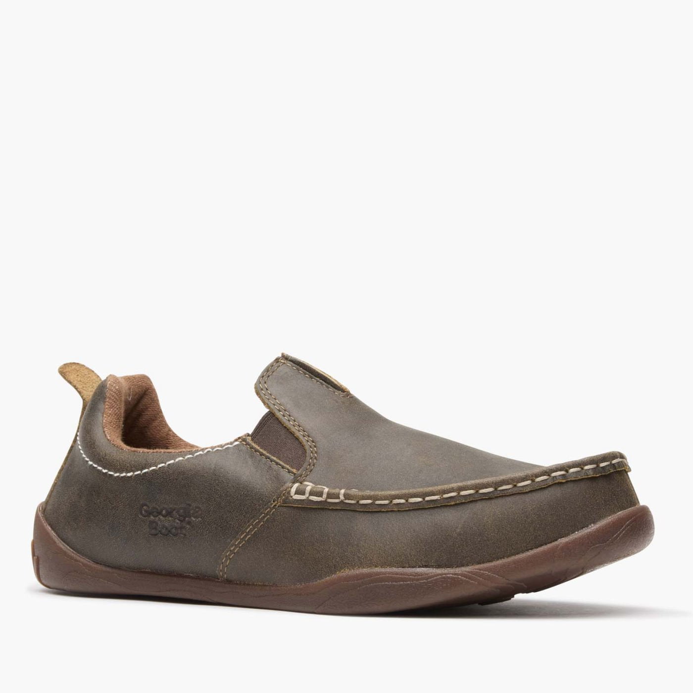 Georgia Boot Cedar Falls Moc-Toe Slip On - Walmart.com