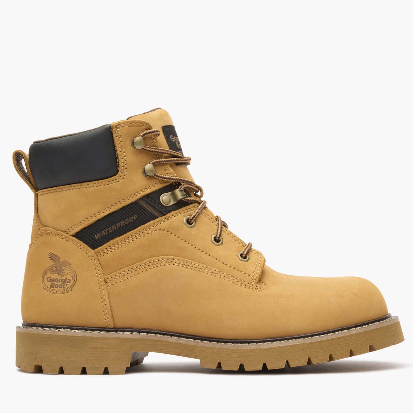 Georgia Boot Core 37 Steel Toe 6" Waterproof Work Boot - Walmart.com