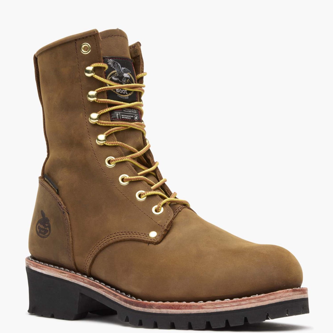 Georgia Boot Steel Toe Waterproof 400G Insulated Logger Work Boot ...