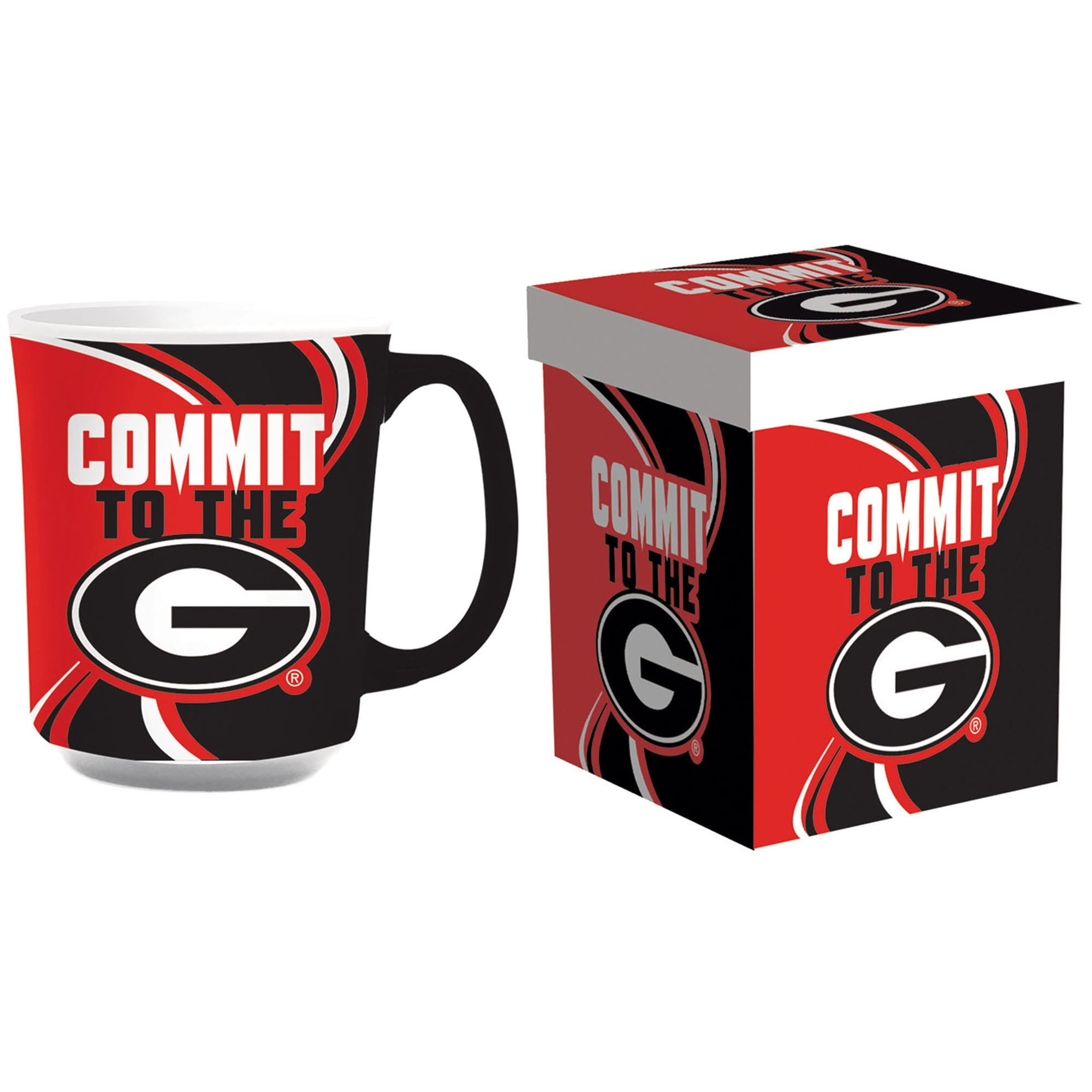 Georgia Bulldogs 14oz. Ceramic Mug with Matching Box - Walmart.com