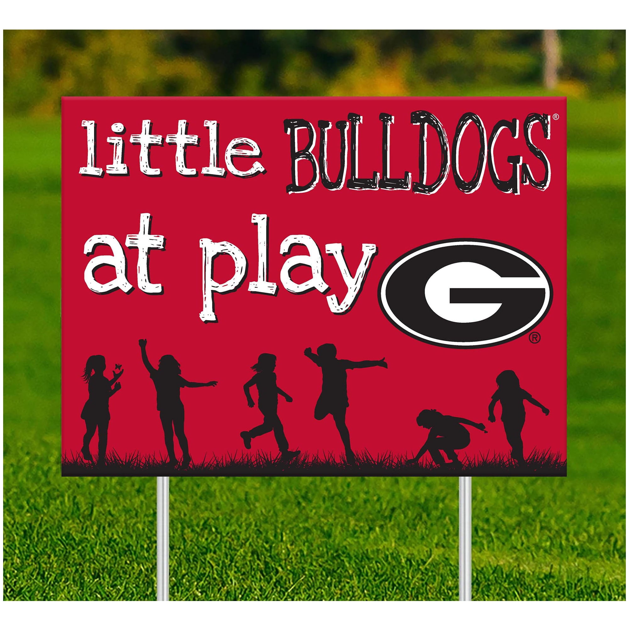 Georgia Bulldogs 24" x 18" Little Fans At Play Yard Sign - Walmart.com