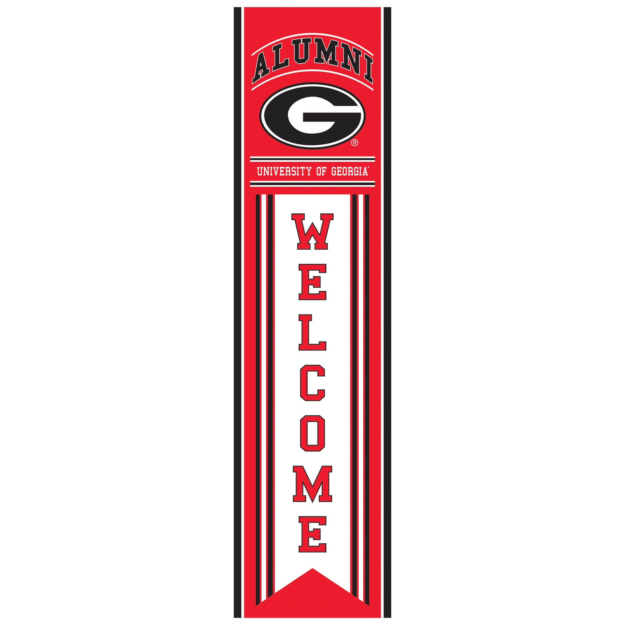 Georgia Bulldogs 47" Alumni Porch Leaner Welcome Wall Sign - Walmart.com
