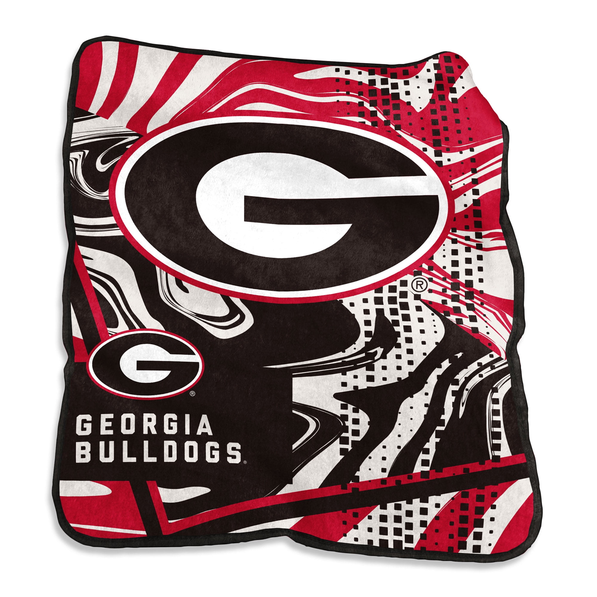 Georgia Bulldogs 50" x 60" Swirl Raschel Throw Blanket - Walmart.com