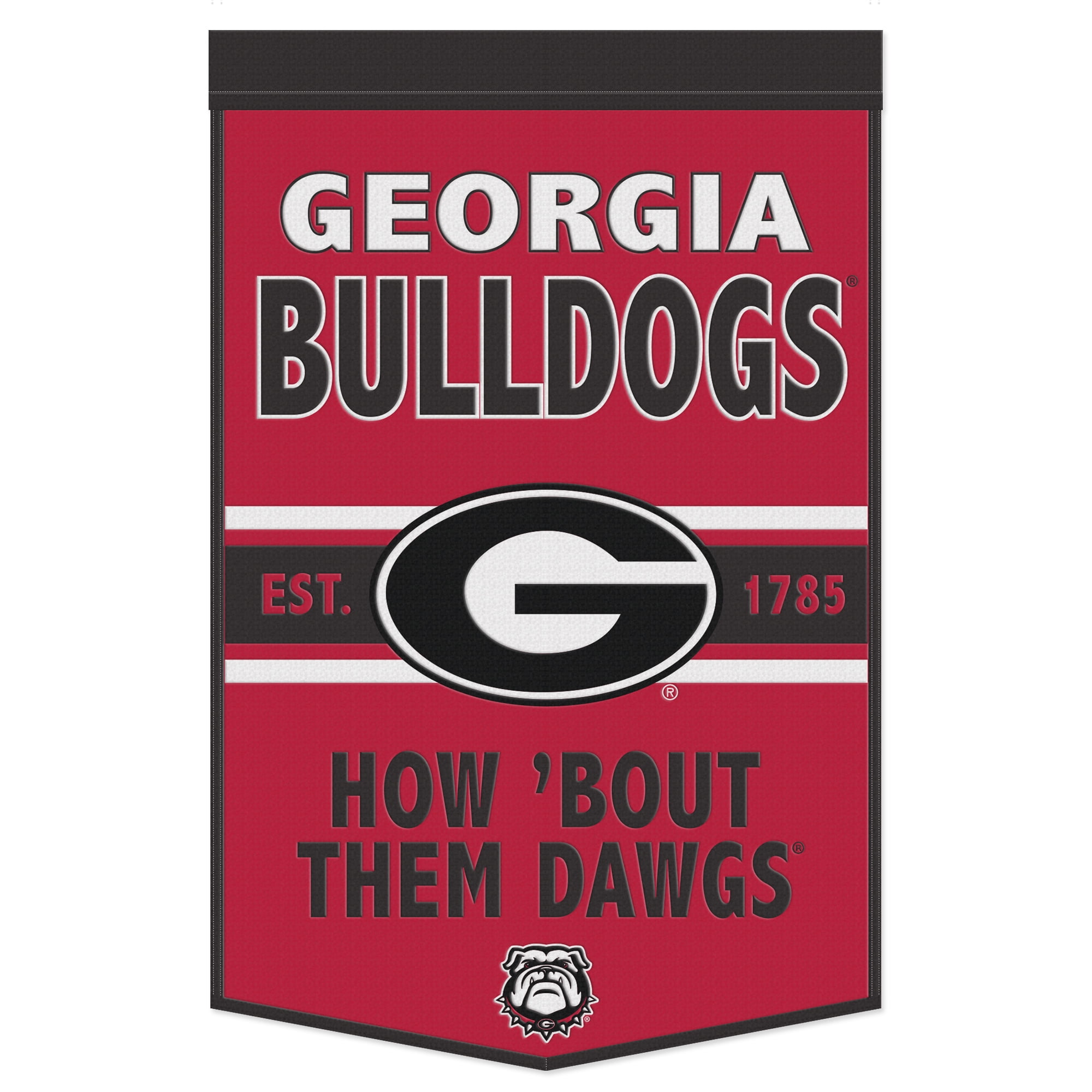 WinCraft Georgia Bulldogs 24" x 38" Slogan Banner - Walmart.com
