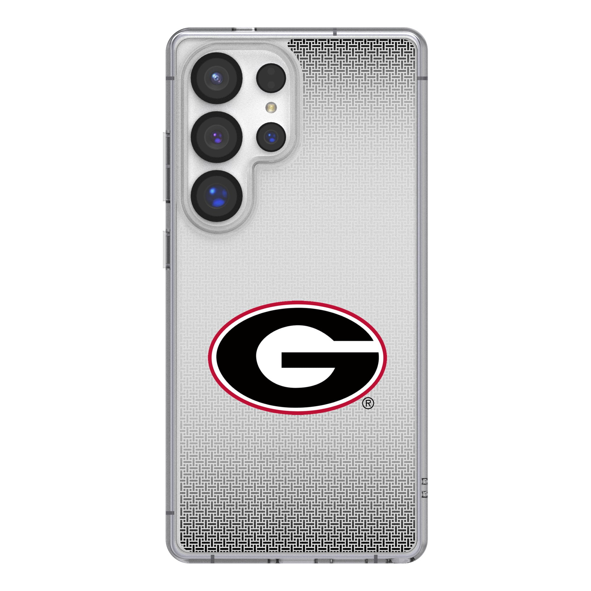 Georgia Bulldogs Linen Logo Galaxy Clear Case - Walmart.com