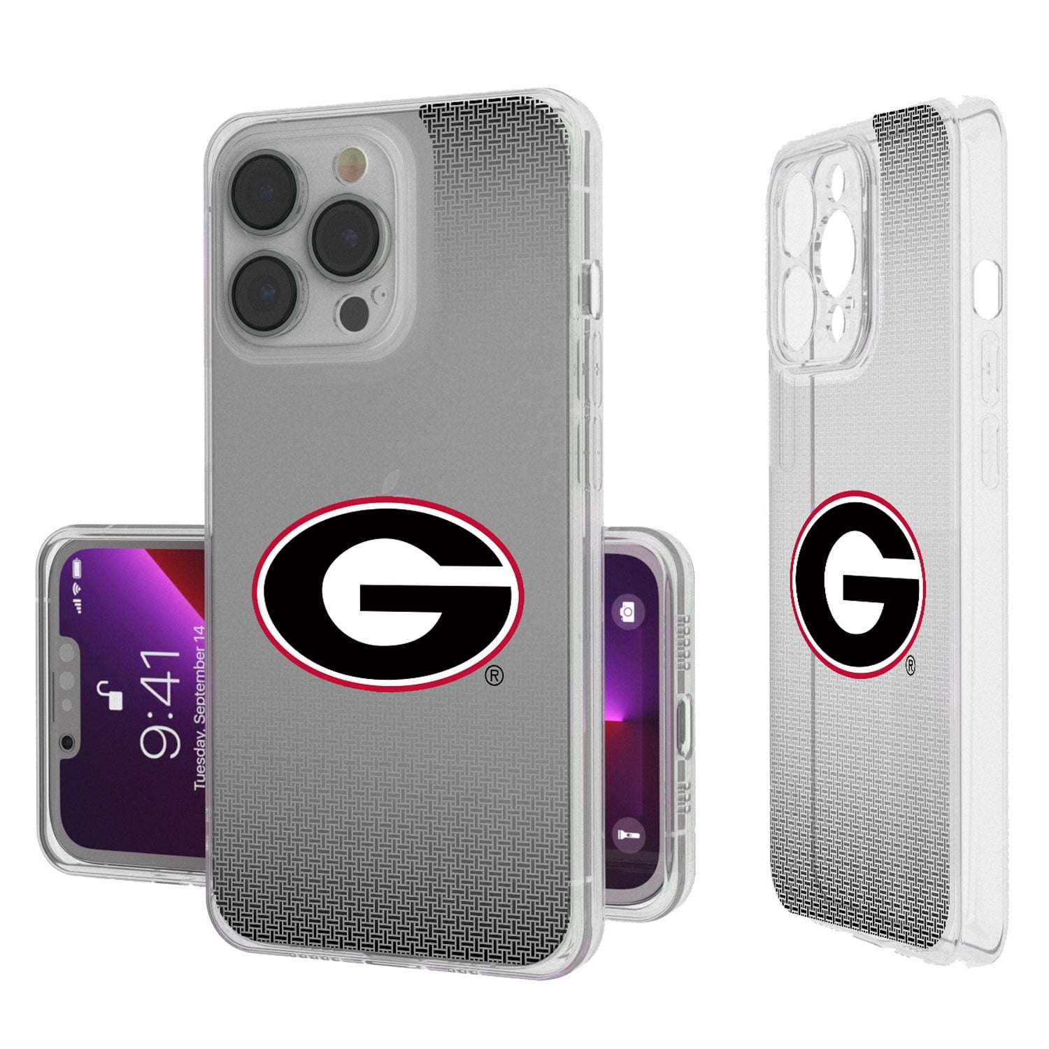 Georgia Bulldogs Linen Logo iPhone Clear Case - Walmart.com
