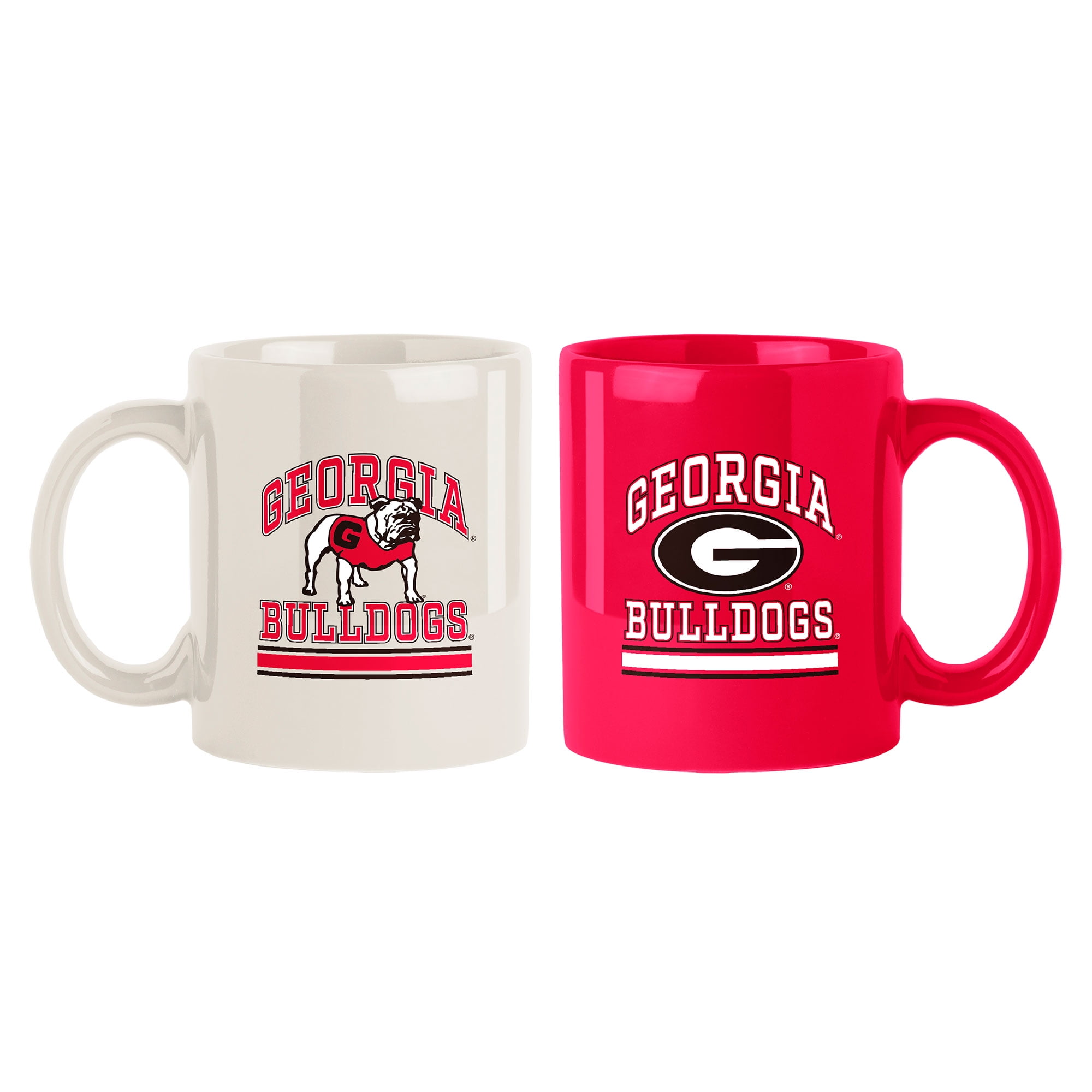 Georgia Bulldogs Two-Pack 15oz. Color Mug Set - Walmart.com