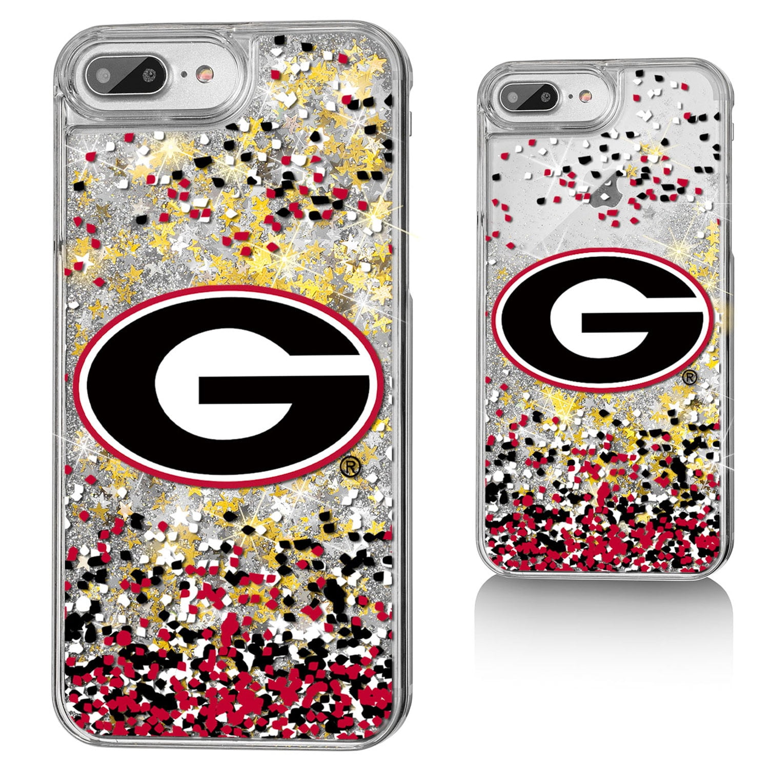 Georgia Bulldogs iPhone Glitter Confetti Design Case - Walmart.com