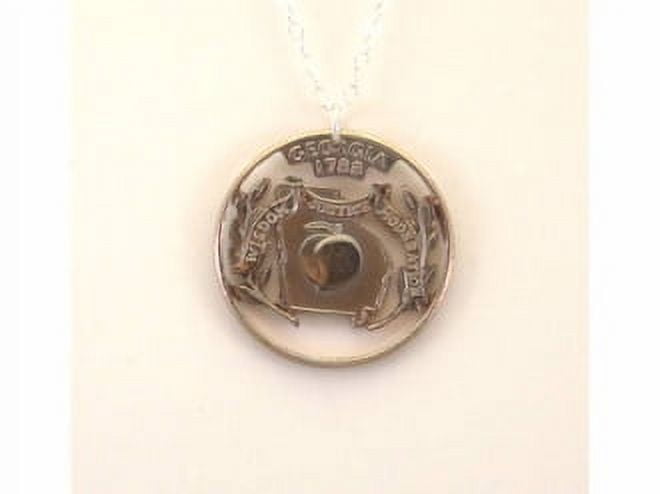 Georgia Cut-Out Coin Jewelry Necklace - Walmart.com