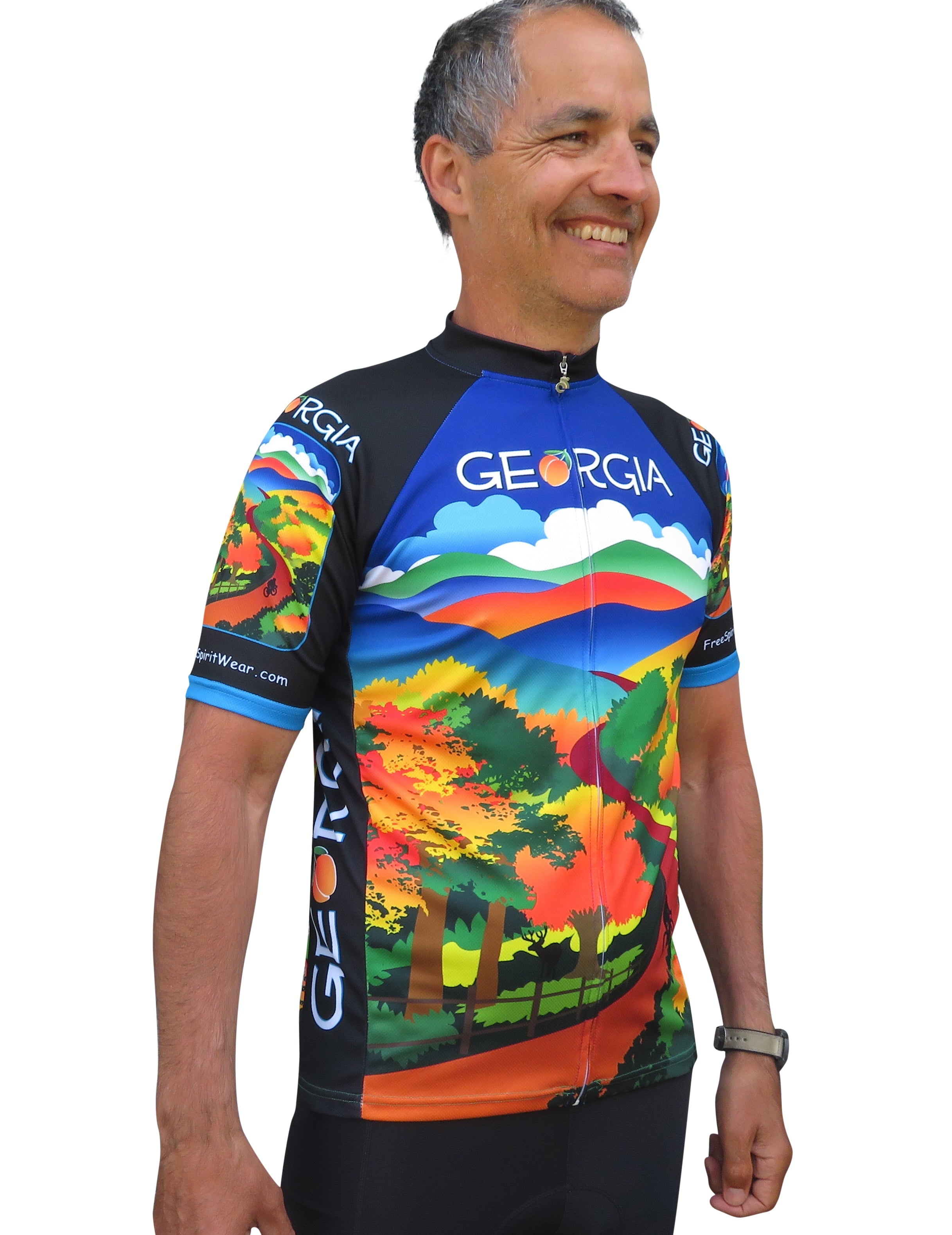 Georgia Cycling Jersey - Walmart.com