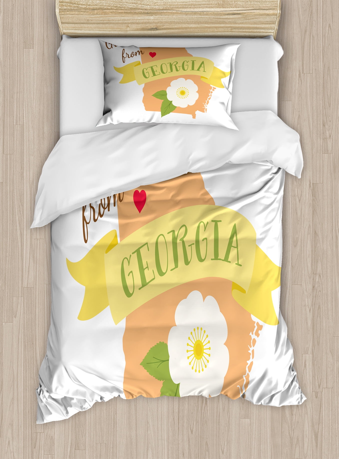 Georgia Duvet Cover Set, Show Your Love for Your Favourite State and It ...