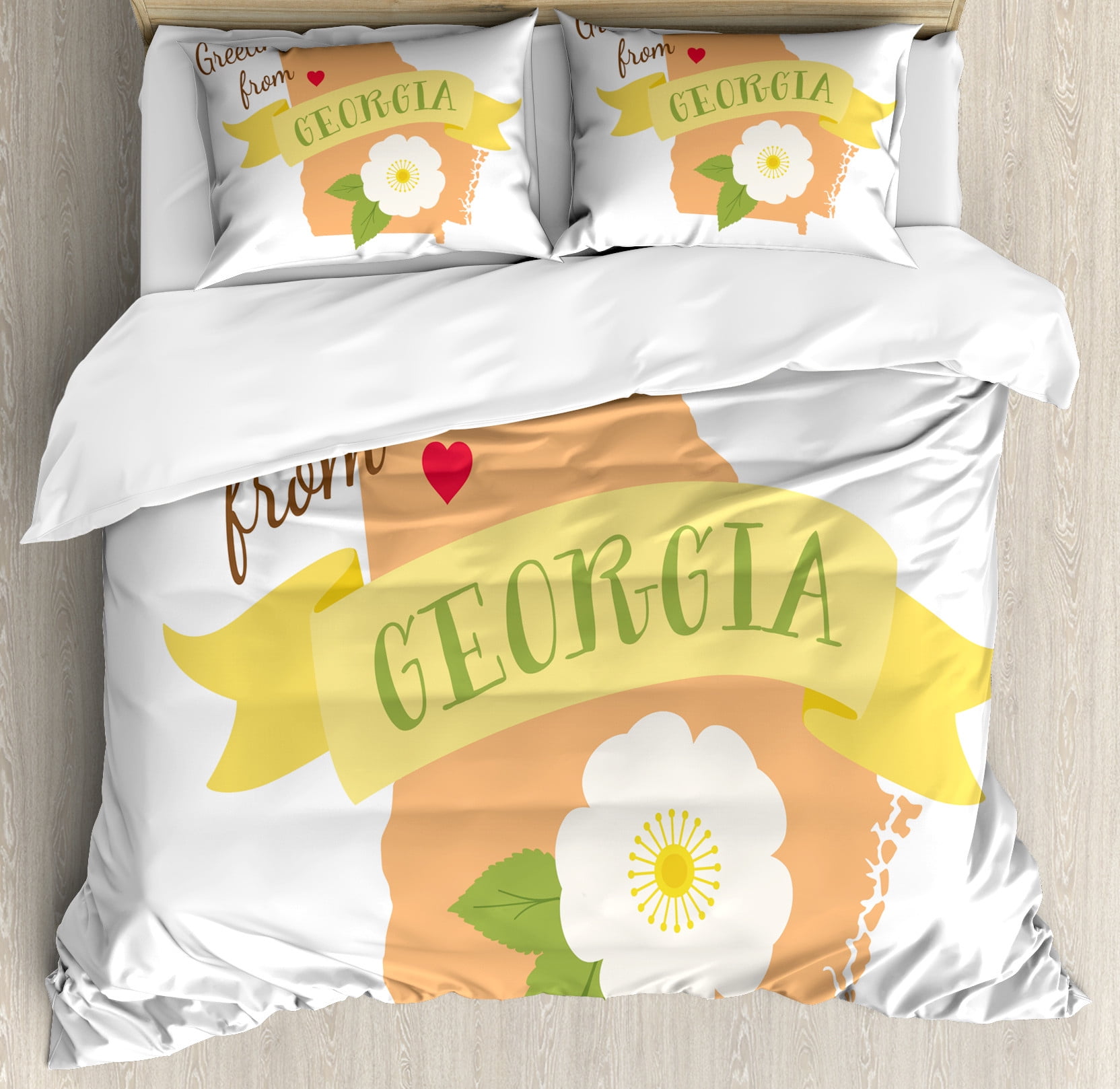 Georgia Duvet Cover Set, Show Your Love for Your Favourite State and It ...