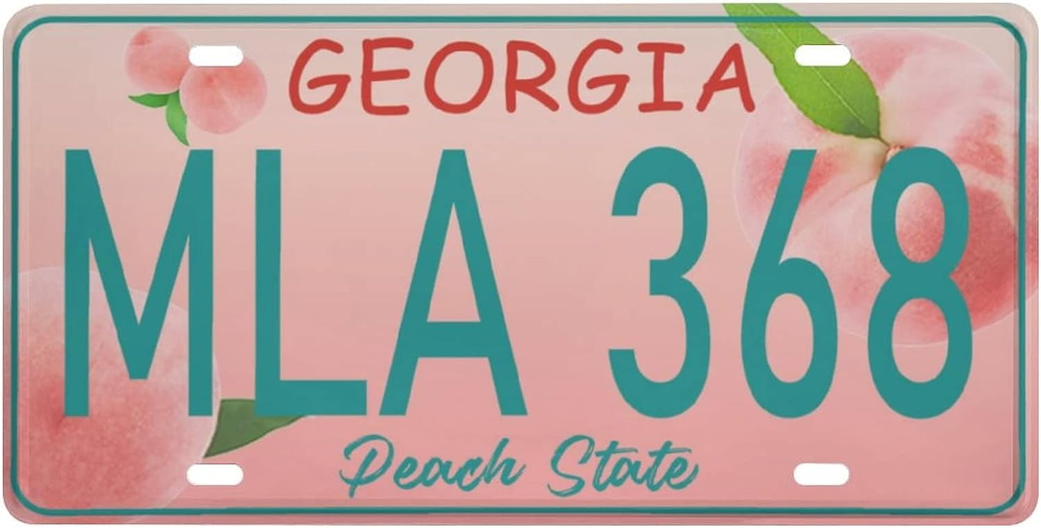 Georgia License Plates for Front of car Georgia Front License Plate ...