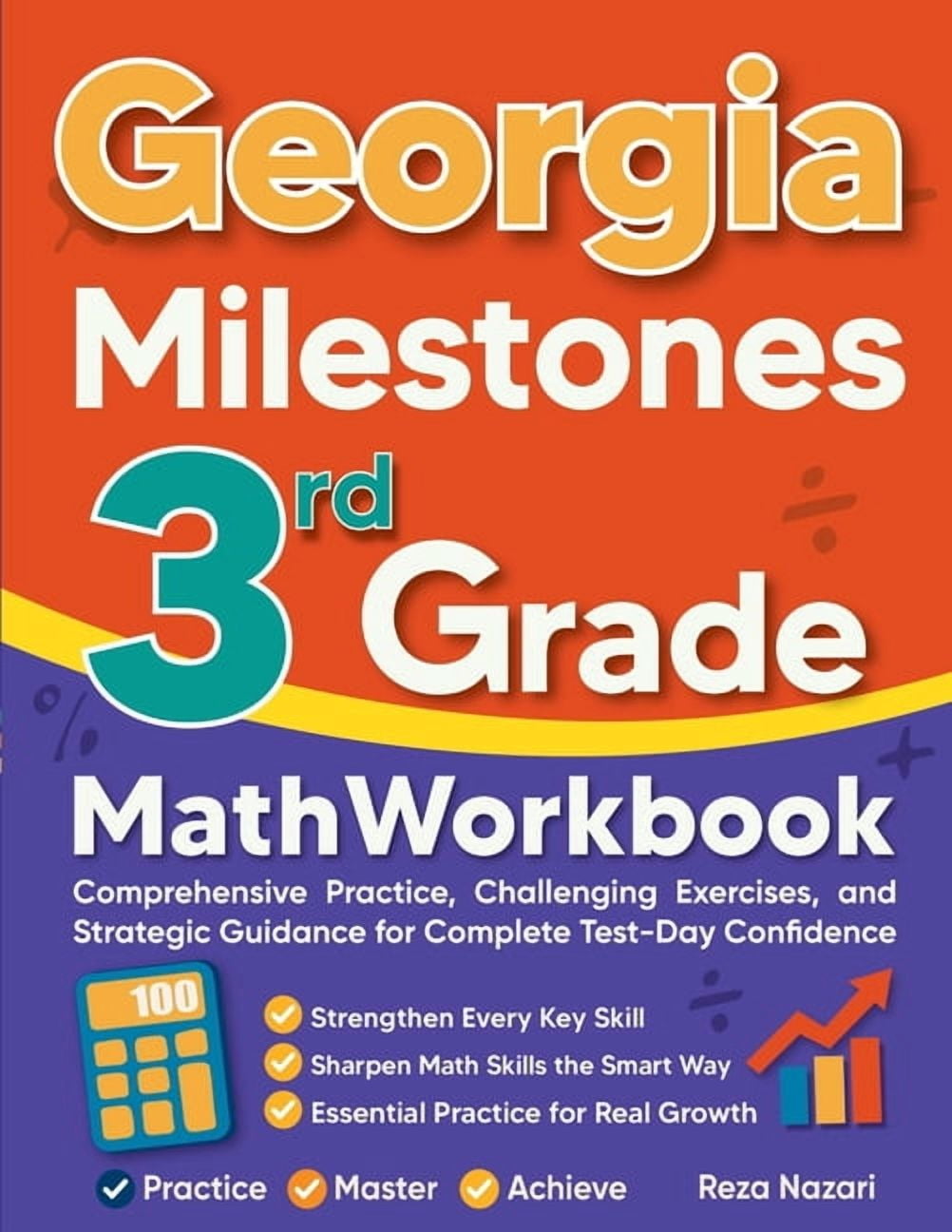 Georgia Milestones 3rd Grade Math Workbook: Comprehensive Practice ...