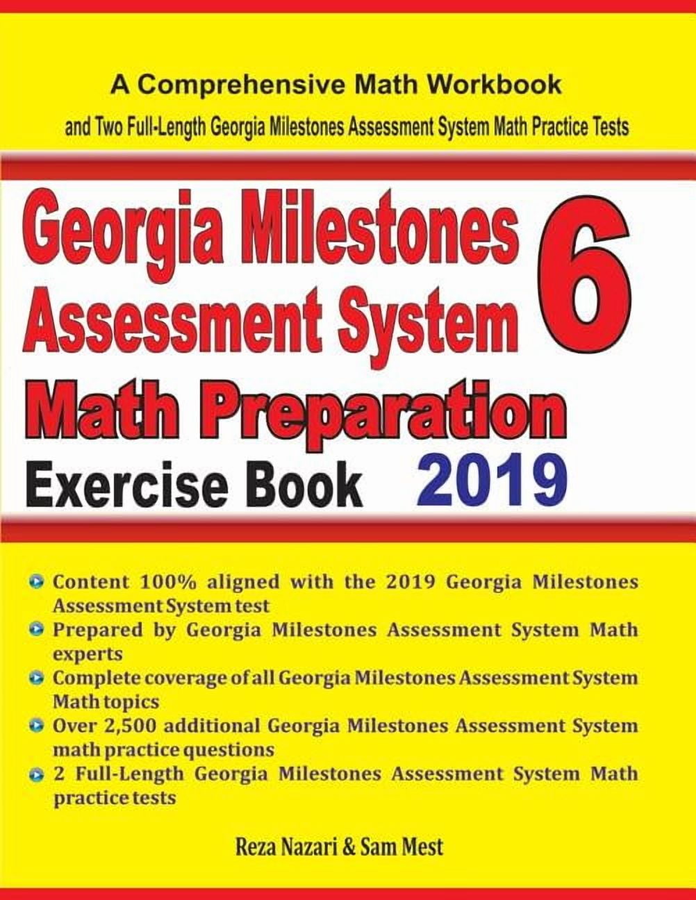 Georgia Milestones Assessment System 6 Math Preparation Exercise Book ...