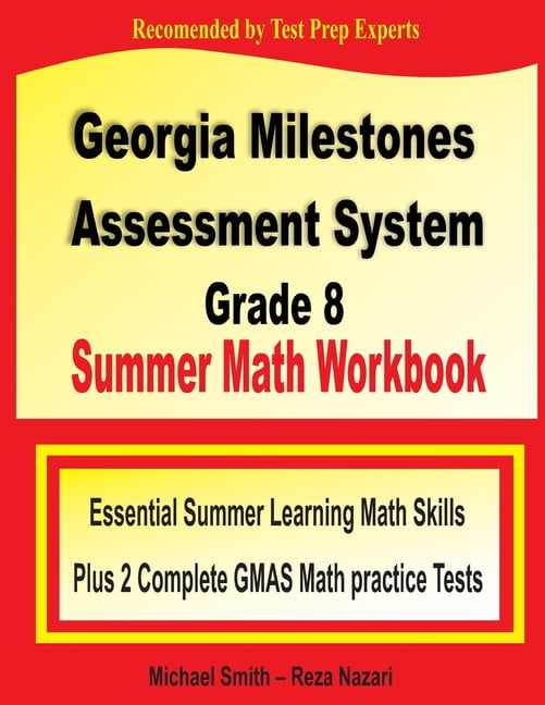 Georgia Milestones Assessment System 8 Summer Math Workbook: Essential ...
