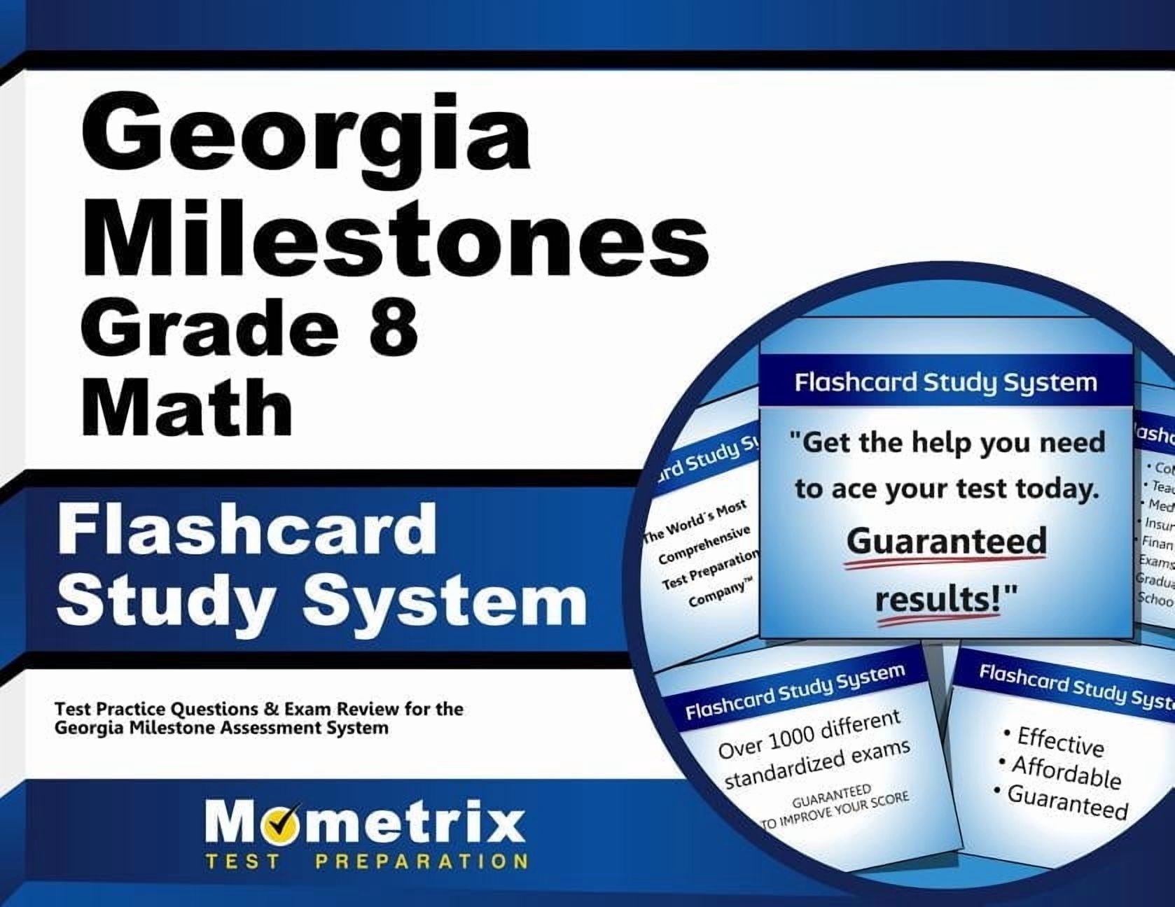 Georgia Milestones Grade 8 Mathematics Flashcard Study System : Georgia ...