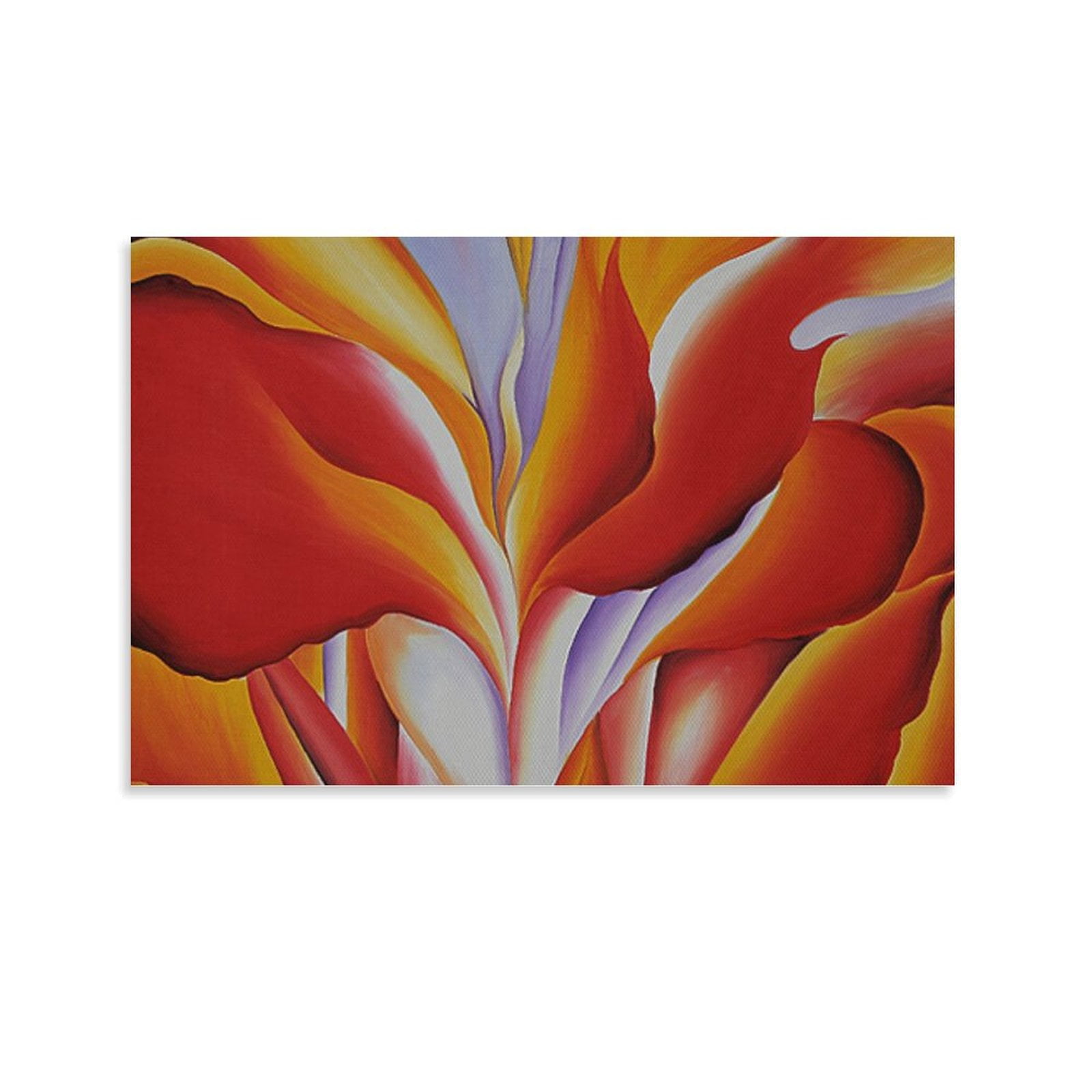 Georgia O'Keeffe Artist Abstract Flowers Poster Artworks Canvas Poster ...