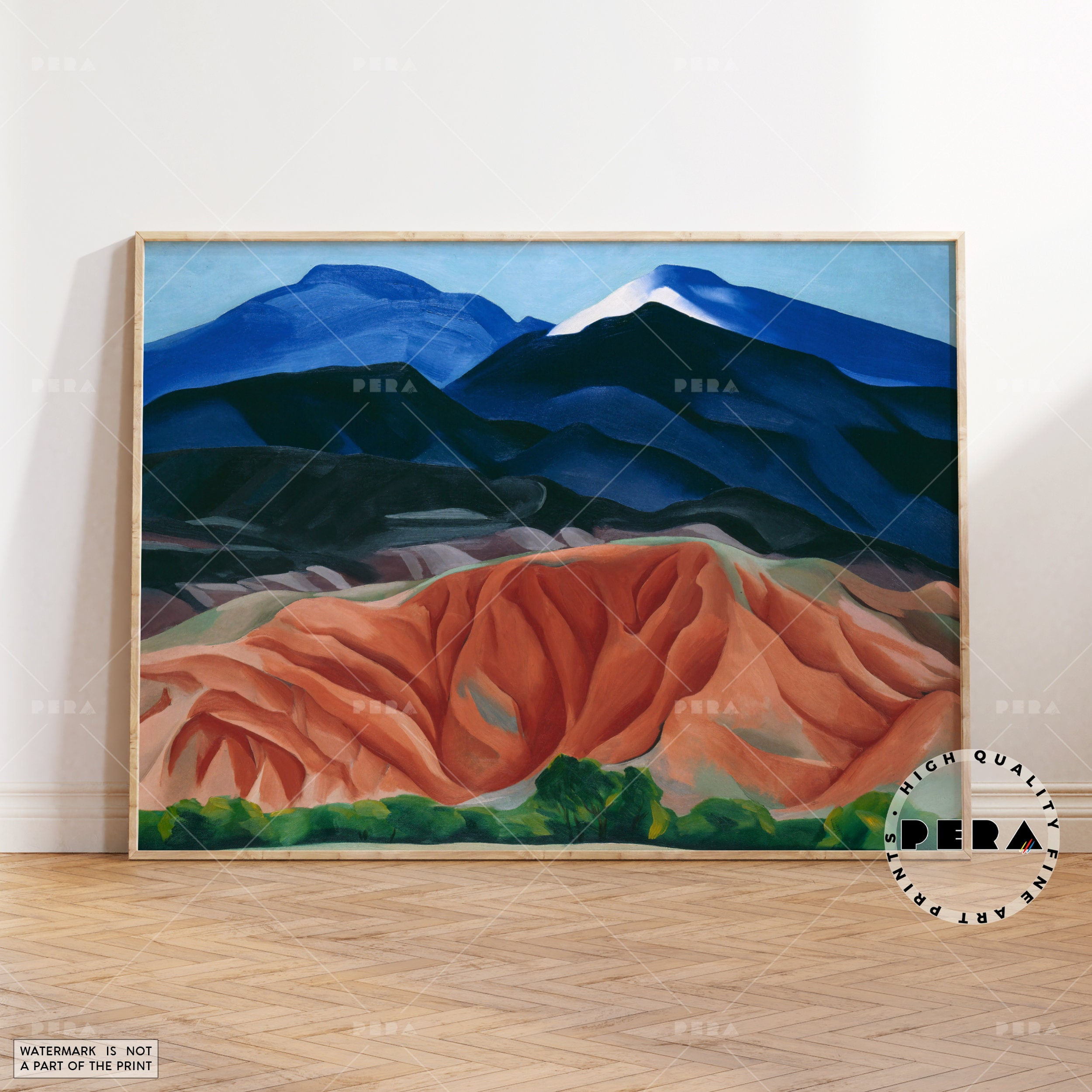 Georgia O'Keeffe, Black Mesa Landscape 1930, Famous Art, O'Keeffe Art ...